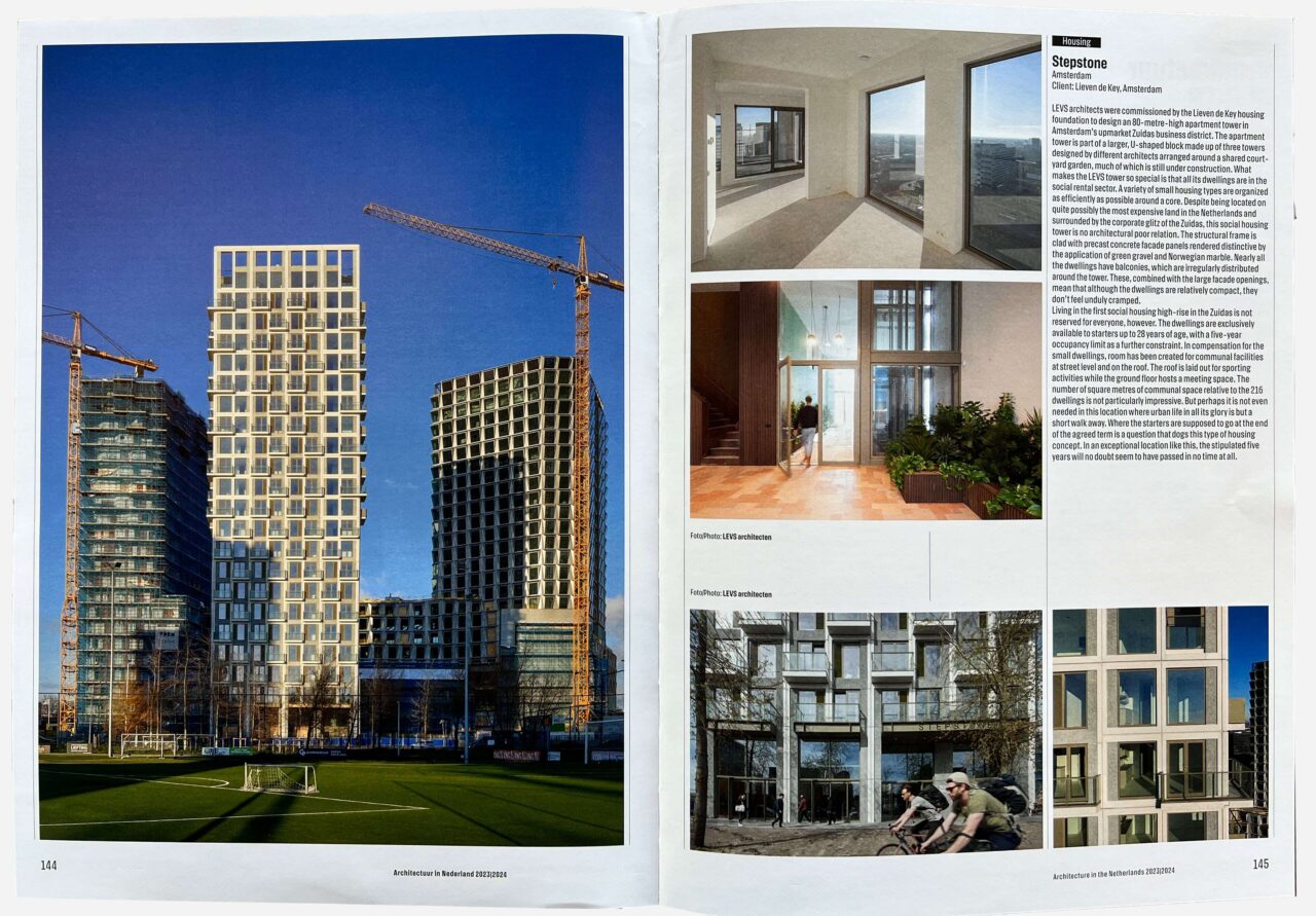 Stepstone in het Architectuur Jaarboek 2023/24 | LEVS architecten